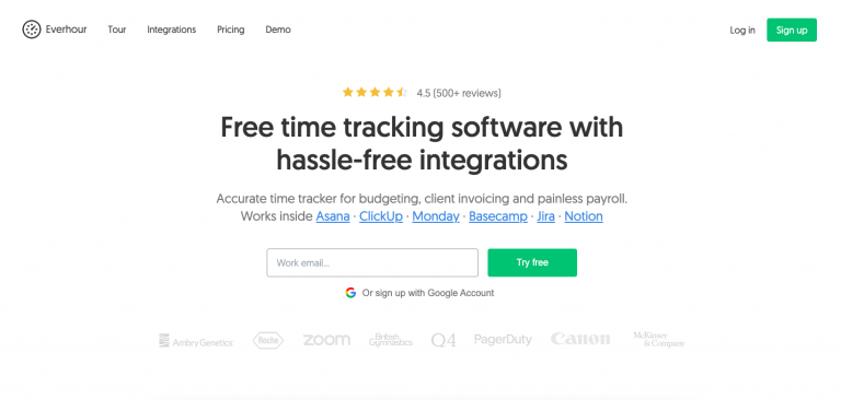 13 Best Free Time Management Software for 2025 - time management free apps - TimeCamp