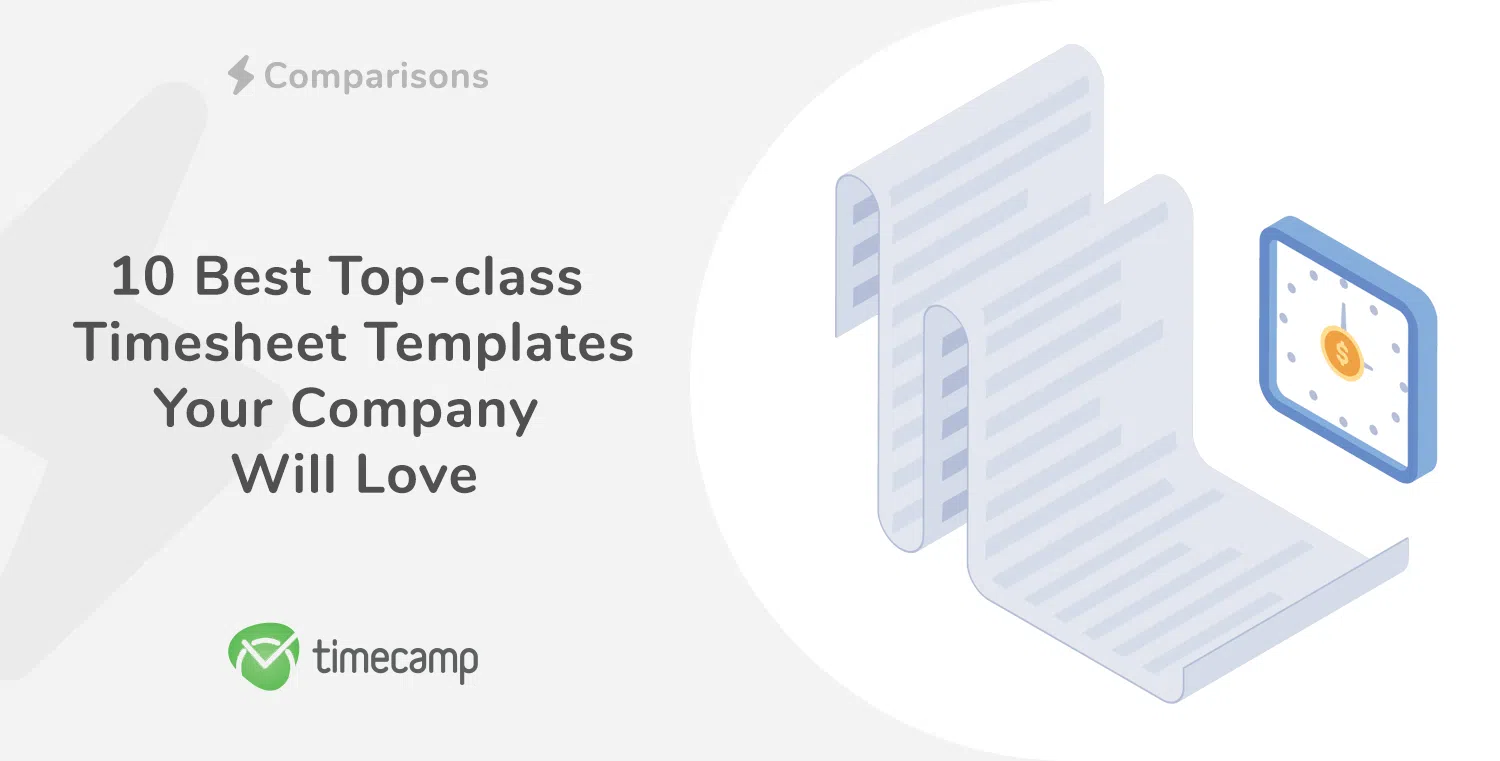 10 Best Top-class Timesheet Templates Your Company Will Love - employee ...