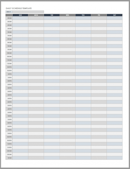 Top 15 Daily Schedule Template Ideas for 2026 - How to make a schedule