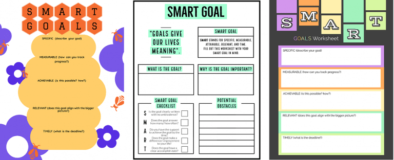 Learn How to Set SMART Goals With Template! - smart goals sheet ...