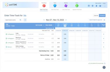 The Best Free Online Timesheet Software - online timekeeping app - TimeCamp