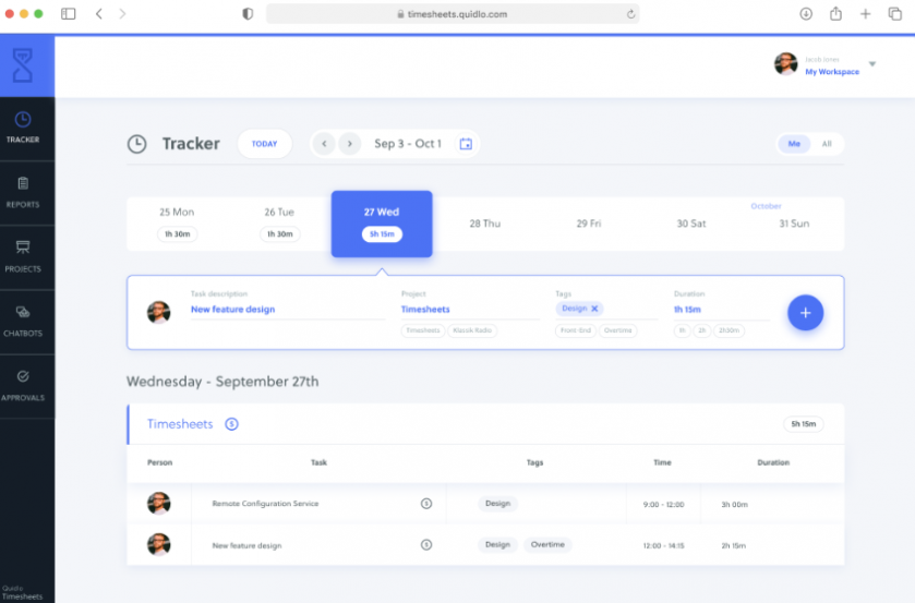 The Best Free Online Timesheet Software - online timekeeping app - TimeCamp
