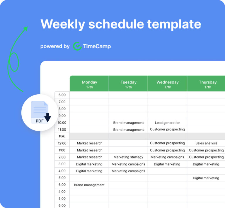 The best weekly schedule templates for 2025 - weekly calendar online ...