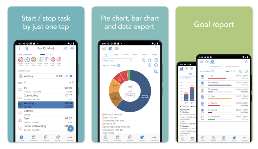 Top / Free / Best Android Time Tracking Apps in 2026 📱