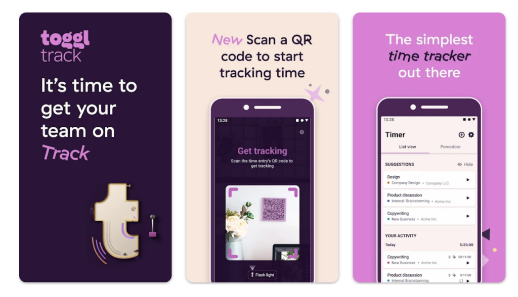 Top / Free / Best Android Time Tracking Apps in 2026