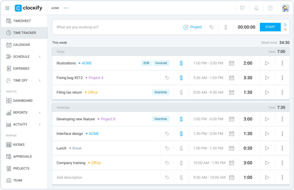 Top / Free / Best Timesheet Apps in 2025: Reviews and Pricing