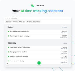 10 Best AI Time Tracking Software in 2026 [Free & Paid] - TimeCamp Blog ...